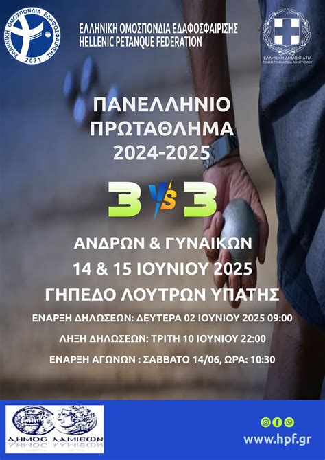 Live Streaming 2η ΕΛΛΗΝΙΚΗ ΟΜΟΣΠΟΝΔΙΑ ΕΔΑΦΟΣΦΑΙΡΙΣΗΣ Facebook