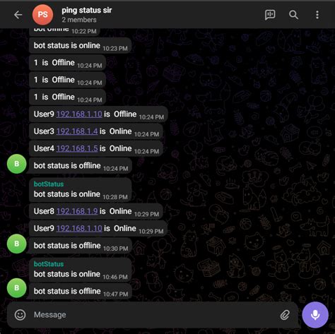 Github Dappoobot Telegram Status Ping Bot Telegram For Status