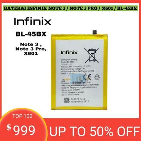 Jual Baterai Batre Battery Infinix Note Note Pro X Bl Bx Infinix Note Shopee