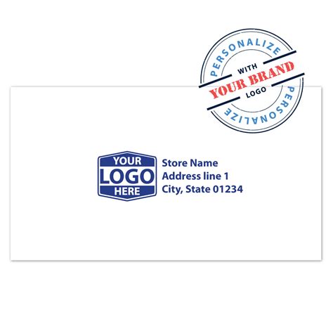 6 3 4 Return Envelope Custom Printed By Centurion