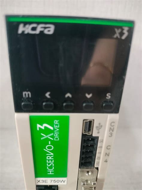 Used Hcfa Sv X3ea075a A2 Servo Drive Input Ac200 240v 50 60hz Output 750w Orbit Surplus
