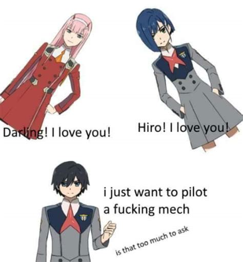 Is That Too Much To Ask Goddammit Zero Two Know Your Meme