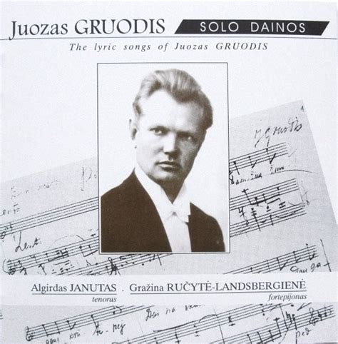 Juozas Gruodis Algirdas Janutas Gražina Ručytė Landsbergienė Solo Dainos 1998 Cd Discogs