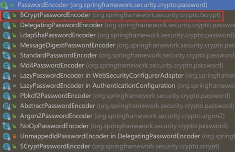 Spring Security加密和匹配及原理解析 java 脚本之家