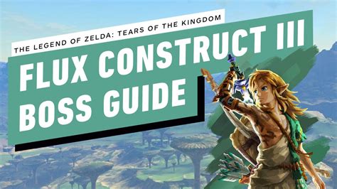 The Legend Of Zelda Tears Of The Kingdom Flux Construct Iii Miniboss Gameplay Walkthrough Ign
