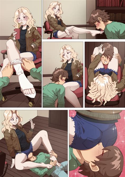Rule 34 1boy Ass Comic Facesitting Feet Feet Licking Female Foot