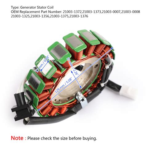 Generator Stator Coil Alternator Fit For Kawasaki Vn1500 Vulcan 1500
