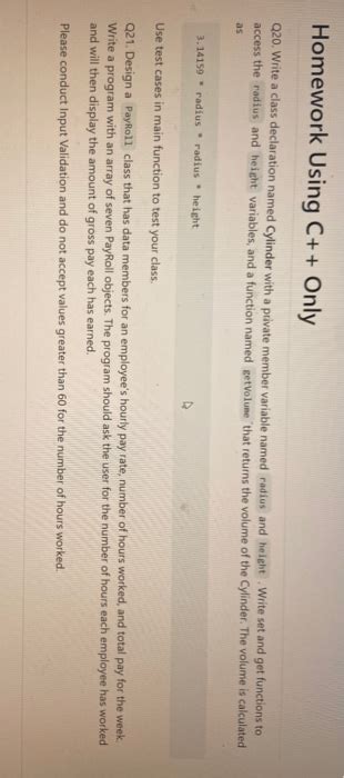 Solved Homework Using C Only Q20 Write A Class