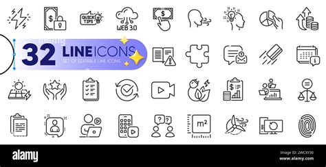 Outline Set Of Ethics Idea And Web3 Line Icons For Web App Vector