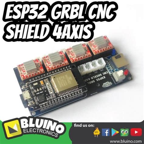 Jual Esp32 Grbl Cnc Shield Wifi 4 Axis Microsd Drawing Engraver Arm