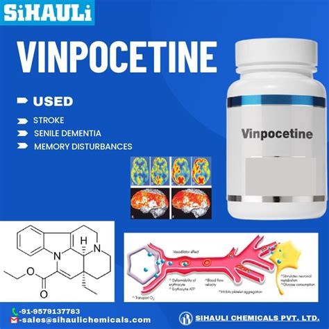 Vinpocetine Manufacturers In India Sihauli Chemicals Private Limited