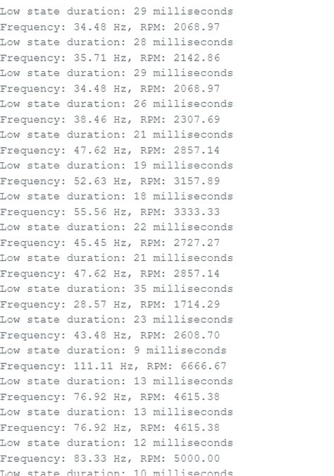 Measuring RPM From Laser Optical Sensor General Guidance Arduino Forum