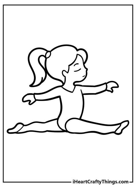 Free Printable Gymnastics Coloring Pages Printable Coloring Pages