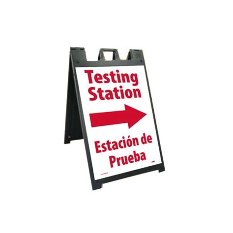 Deluxe Sidewalk Stand And Sign Right Hyline Safety