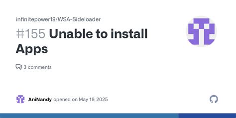 Unable To Install Apps · Issue 155 · Infinitepower18wsa Sideloader Unable To Install Apps · Issue 155 · Infinitepower18wsa Sideloader