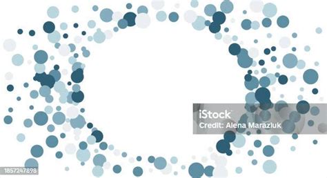 거품 패턴 프레임 블루 배너 웹입니다 컬러 배경입니다 벡터 일러스트 레이 션입니다 구에 대한 스톡 벡터 아트 및 기타 이미지 구 기포 기하 도형 Istock