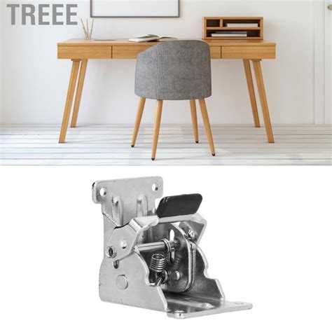 Treee บานพับอลูมิเนียมอัลลอยด์ 90 °ล็อคตัวเองสำหรับประตูขาโต๊ะและ