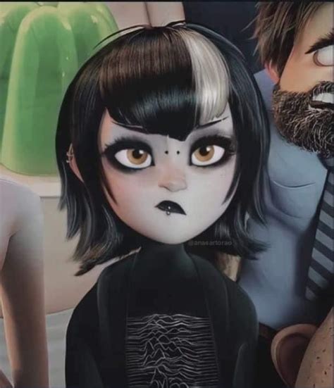 Goth Mavis Girl Cartoon Characters Hotel Transylvania Goth