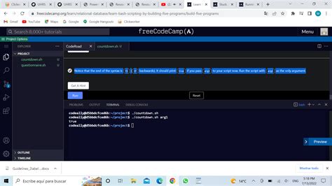Stuck Code Run Not Working Learn Bash Scripting By Backend Development The