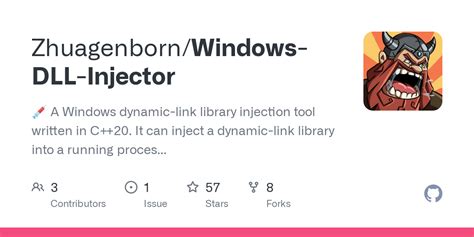Github Zhuagenbornwindows Dll Injector 💉 A Windows Dynamic Link Library Injection Tool