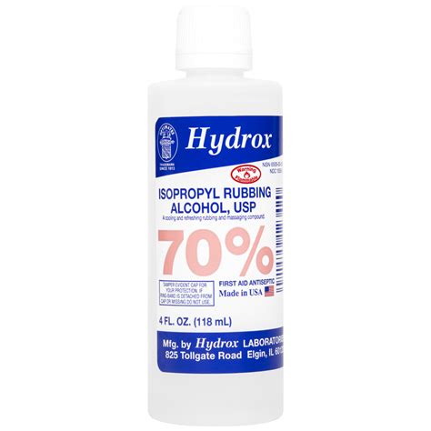 Alcohol Isopropyl 70 4 Oz Mfasco Health And Safety
