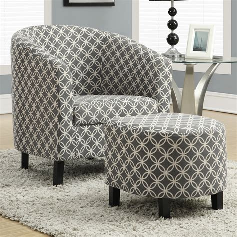 20 Best Ideas Annegret Faux Leather Barrel Chair And Ottoman Sets