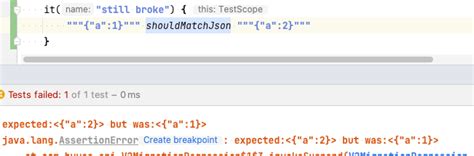 Json Matchers Does Not Offer Click To See Difference · Issue 2620