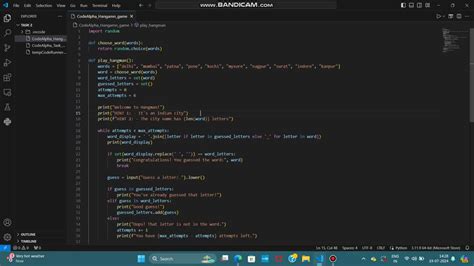 amir furquani on linkedin python hangman gamedesign