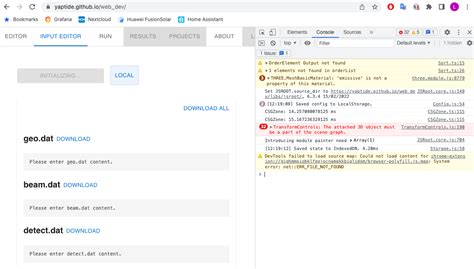 Files Conversion Crashes On Gh Pages Instance Issue 600 Yaptide Ui