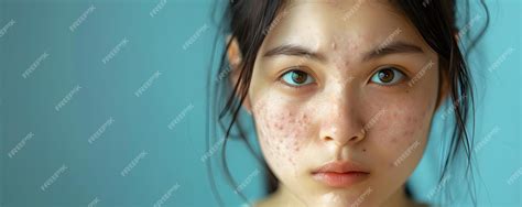 An Asian Woman With An Itchy Rash On Her Face Seeks Dermatological
