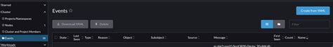Events List Default Sort Should Be `last Seen` Rather Than `name` · Issue 7872 · Rancher