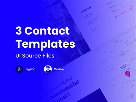 contact templates part 1 figma