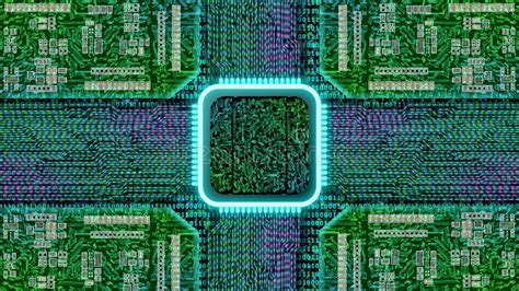 Digital Chipset Abstract Background Stock Illustration Illustration Of Semiconductor Board