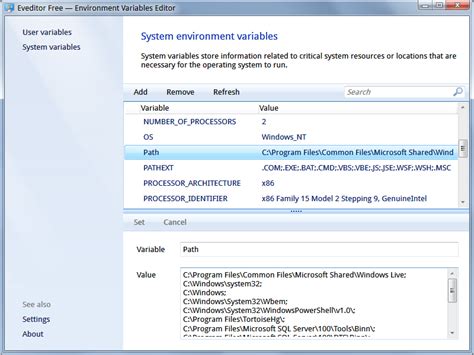 Is There A Convenient Way To Edit Path In Windows Super User