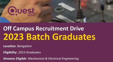 Quest Global Off Campus Drive 2023 Hiring Trainee Engineer Fresher