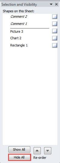 How To Use The Selection Pane To Manage Shapes In Your Excel Worksheet