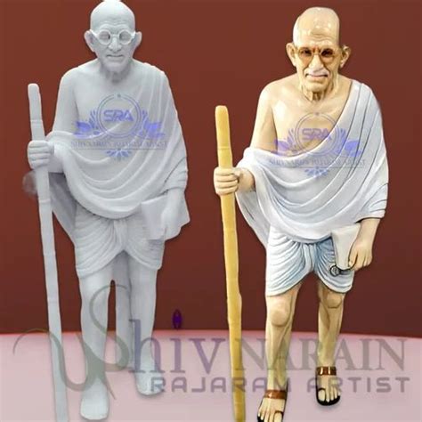 White Marble Mahatma Gandhi Statue For Promotional Use At ₹ 125000