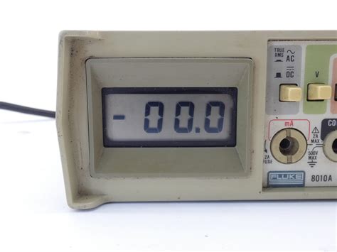 Fluke 8010a Portable Digital Multimeter 200mv 1000v Gpm Surplus