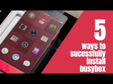 How To Successfully Install Busybox YouTube