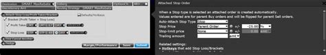 Adding Preset Profit Taker Stop Loss On Option Orders Rinteractivebrokers