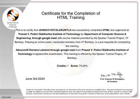 Jahnavi Koyalakuntla On Linkedin Html Webdevelopment Spokentutorial Learning