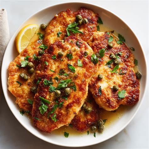 Ina Gartens Crispy Flavorful Chicken Piccata Recipe With Lemon And