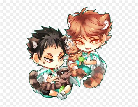 Oikawa Tooru Png Png Download Haikyuu Art Chibi Bokuto Akaashi