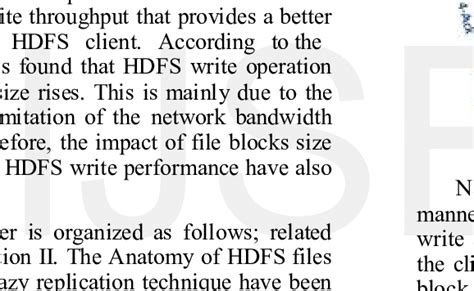 Writing A File On Hdfs Using Parallel Broadcast Download Scientific Diagram