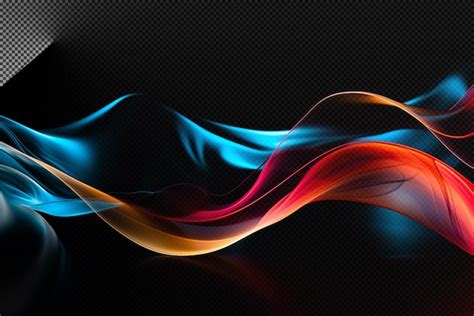Premium Psd Abstract Colorful Waves Background