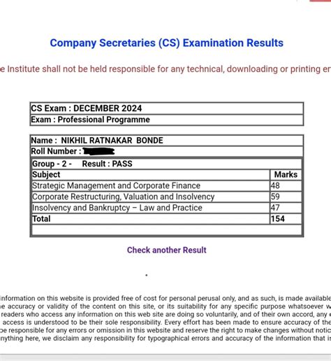 Im Thrilled To Share That I Have Successfully Passed My Company Secretary Exams Nikhil Bonde