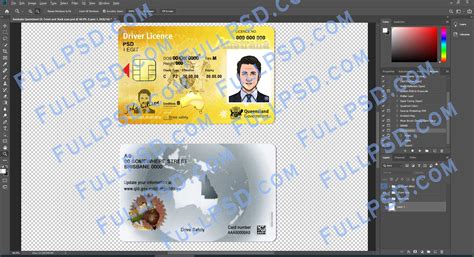 Download Australia Queenland Driver License Psd File Photoshop Template Editable Fullpsd
