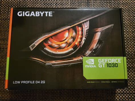 The Gigabyte Gv N1030d4 2gl Nvidia Geforce Gt 1030 Low Profile D4 2g Ddr4 2gb Graphics Card