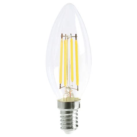 Lunescent Lighting Candle Dimmable Led Filament Bulb Temple Webster