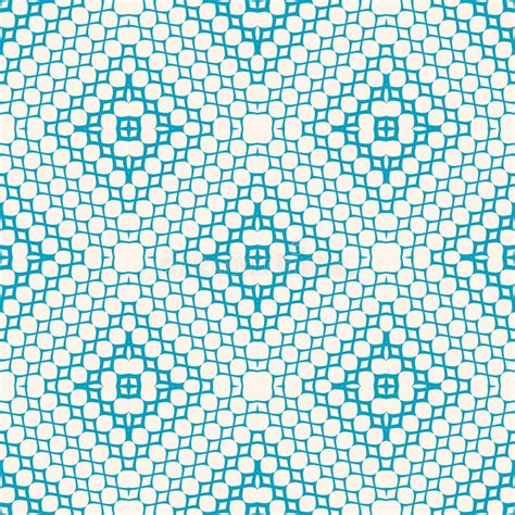Abstract Mesh Geometric Seamless Pattern Simple Blue And White Ornament Texture Stock Vector